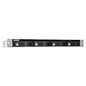 QNAP TR-004U 1U 4 Bay Hard Drive Enclosure Direct Attached Storage (Das) with Hardware RAID USB 3.0 Type-C