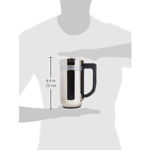 KitchenAid KCM0512SS Precision Press Coffee Maker, Stainless Steel