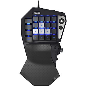 HORI Tactical Assault Commander (TAC) Mechanical Keypad for PlayStation®5, PlayStation®4, and PC - PC-Style Keypad for FPS, MMO, and more - Officially Licensed by Sony