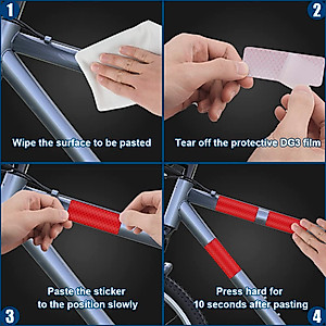 Reflective Stickers Reflective Tape Outdoor Waterproof Reflector Tape 4colors Reflective Warning Tape Safety Sticker Tapes High Visibility For Clothing Night Riding Walking Car Bike Motorcycle Helmet