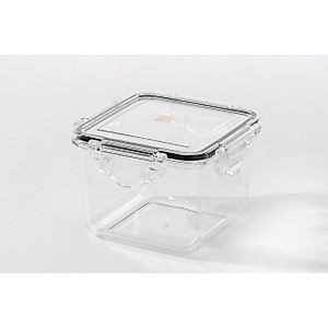 gotman Airtight Food Storage Containers with Lids Set | BPA-Free Meal Prep Container | Microwave, Freezer and Dishwasher Safe Leak-Proof | Kitchen Fridge Organizer Fruit Boxes(40.6 OZ)