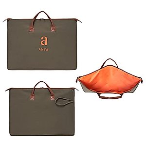 ANYA Art portfolio bag, artist carrying case, storage bag for artwork, posters with zipper and handles, light weight art bag for professionals, students KONST