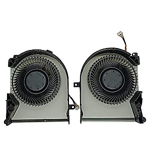 ZHAWULEEFB Replacement New CPU+GPU Cooling Fan Compatible for DELL Alienware Area 51m R2 RTX3080 TPV77 TW5Y8 DC28000Q4D0 BSM1012MD-03 DC28000Q3D0 BSM1012MD-02 DC12V 1.20A Fux FUY Fan