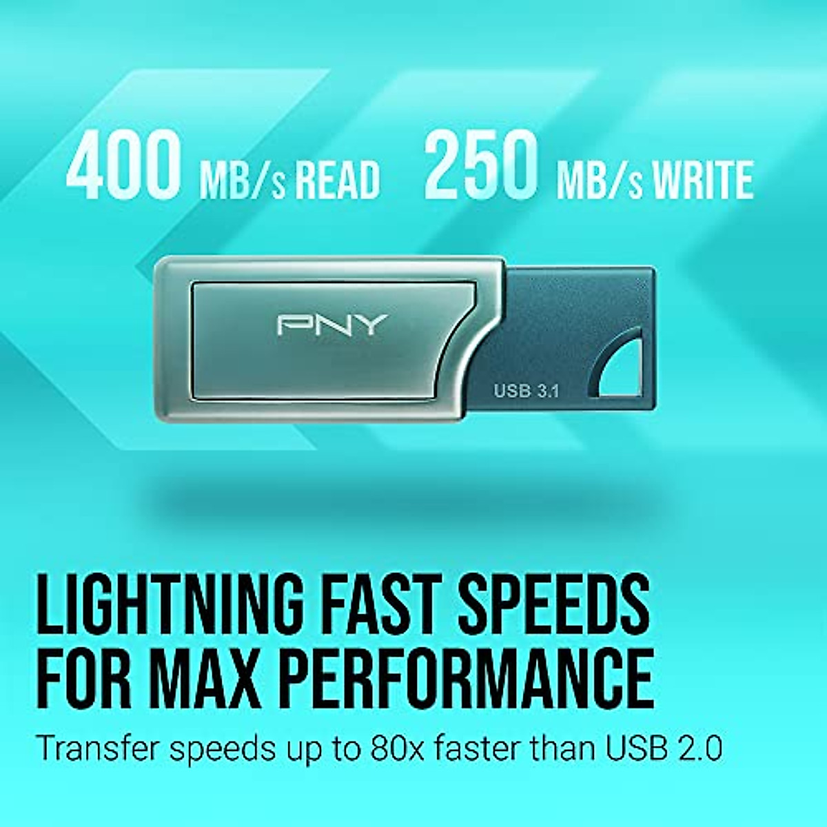 PNY 1TB PRO Elite USB 3.1 Flash Drive - 400MB/s