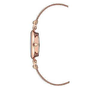 Anne Klein Women's Quartz Metal and Stainless Steel Dress Watch, Color:Rose Gold-Toned
