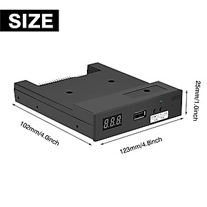 USB Floppy Drive Emulator, SFRM72-TU100K 3.5" USB 720KB Floppy Drive Emulator for Industrial Control Equipment