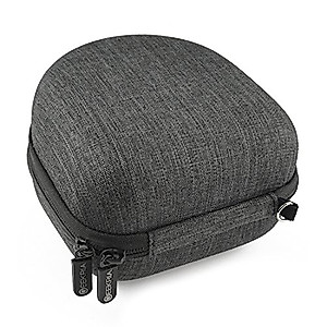 Geekria Shield Case Compatible with Sony MDR-V6, MDR-V600, MDR-V900HD, MDR-7506 Headphones, Replacement Protective Hard Shell Travel Carrying Bag with Cable Storage (Dark Grey)