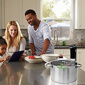 SOUSVIDE ART Reusable Vacuum Seal Bags With Vacuum Sealer, 37pcs - 30 Food Cooking & Storage Bags of 3 Sizes w/Vacuum Pump & Sous Vide Cooker Accessories - BPA-Free & Food Safe Kit, Keeps Food Fresh