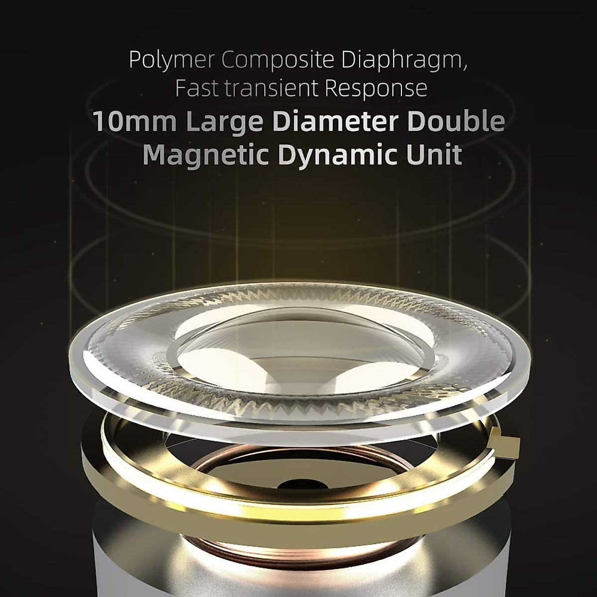 KZ ZST X in-Ear Monitors, Upgraded Dynamic Hybrid Dual Driver ZSTX Earphones, HiFi Stereo IEM Wired Earbuds/Headphones with Detachable Cable for Musician Audiophile (Without Mic, Purple)