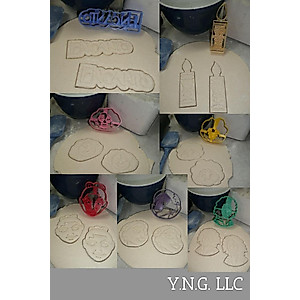 YNGLLC ENCANTO THEMED SET OF 7 COOKIE CUTTERS MADE IN USA PR1633, Multicolor