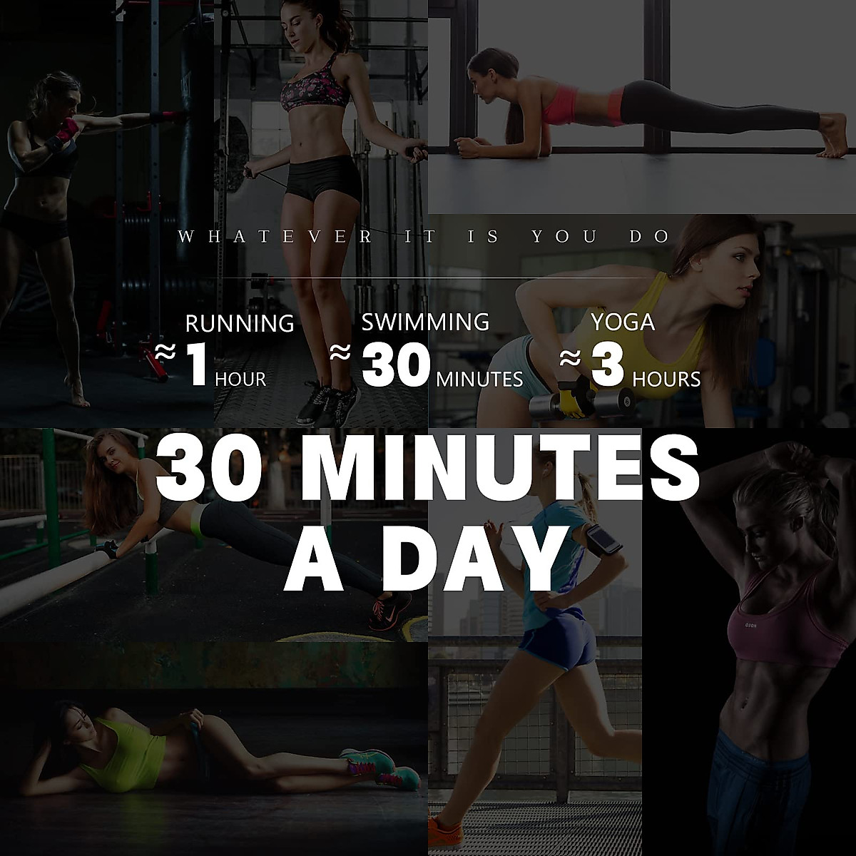 Dumoyi Smart Weighted Fit Hoop for Adults Weight Loss, 30 Detachable Knots, 2 in 1 Adomen Fitness Massage, Great for Adults and Beginners