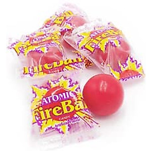 Atomic Fireball Jawbreakers Candy | Individually Wrapped Hot Atomic Fireball Jawbreaker Candies (2 POUNDS)