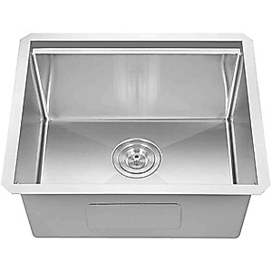 UHTQ Workstation Ledge Undermount Single Bowl Stainless Steel Kitchen Sink Kitchen sink Kitchen accessories Portable sink Home improvement Kitchen sinks Kitchen sink accessories Kitchen sink rac