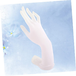 Cabilock Resin Hand Model Mannequin for Jewelry Display Matte Finish Stand for Rings Bracelets