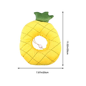 balacoo Elizabeth Circle Small Puppy Collar Pet Cat Neck Collar Dog Collar for Puppies Collar for Puppy Pineapple Cat Collar Choker Collar Catton cat Collar Fabric Headgear White Collar