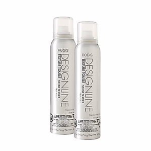DESIGNLINE Texture Tousle Flexible Finisher - Regis Heat Styling Protectant, Hair Spray that Helps Hold Hair in Place and Create a Full and Tousled Look (2 Pack)