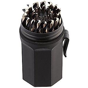 Norseman Drill Bits 44170 Ultra Dex Type 240-UB 135 Degree Split Point Magnum Super Premium Jobber Drill Set (29 Piece)