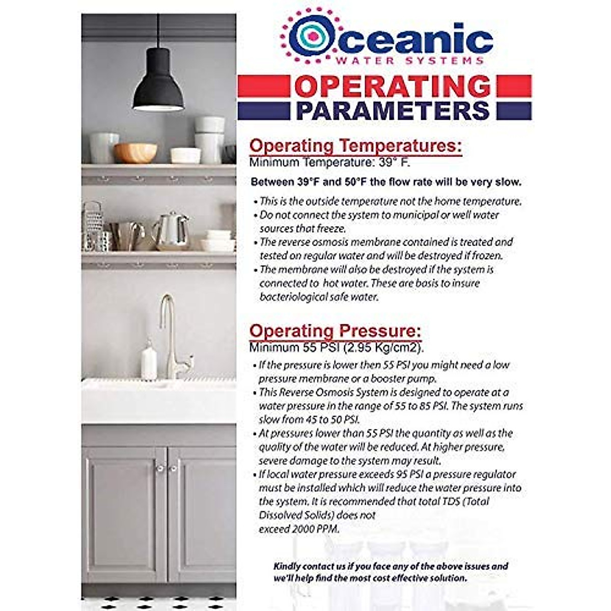 Premier Water Systems Portable Counter Top Alkaline Reverse Osmosis Water Filtration System - 50 GPD