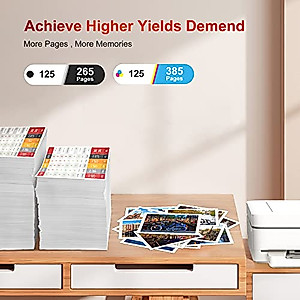 ejet 125 T125 Remanufactured Ink Cartridge Replacement for Epson 125 T125 for Stylus NX125 NX127 NX530 NX625 NX230 NX420 Workforce 320 323 325 520 Printer Tray(2 Cyan, 2 Magenta, 2 Yellow), 6 Pack