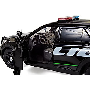 All Star Toys 2022 Ford Explorer Police Interceptor Utility Promo 1:24 Diecast Model Car Exclusive Motormax 76992