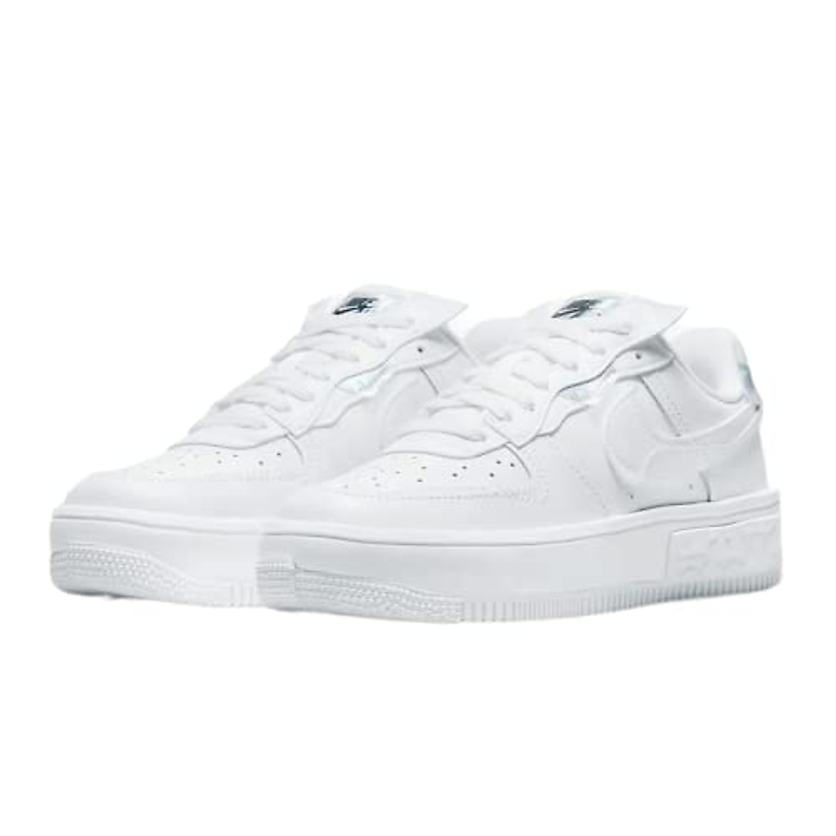 Nike Women's Air Force 1 Shoes, White/White, 9