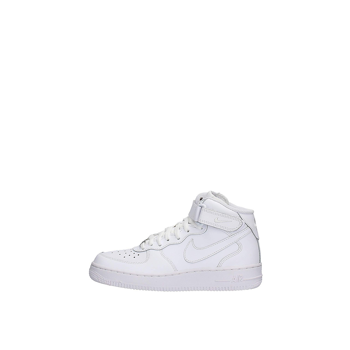Nike Boys' Air Force 1 Trainers, White (White/White 113), 5 Big Kid