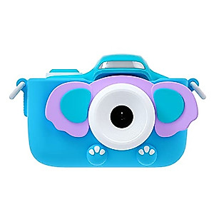 LINXHE Kids Camera, Kids Selfie Camera Toy 3.0 inch Touch Screen HD Digital Video Camera for Toddler, Christmas Birthday Gifts for Children (Color : Blue, Memory Card : with 16g Memory Card)
