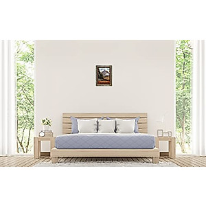 Frisco Colorado Springtime Mountains Rustic Metal Print on Reclaimed Barn Wood from Travel Artwork by Artist Paul A. Lanquist 8.5" x 11.5"