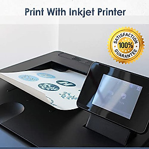 Hayes Paper Co. Waterslide Decal Paper Inkjet WHITE - Decal Paper for Inkjet Printer - A4 Water Transfer Paper, 20 Sheets (8.25 x 11.75")