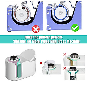 Sublimation Tumbler Wrap Compatible with Cricut Mug Press Tumbler Heat Press Machine 3 Thicknesses for Sublimation Tumblers Blanks Products Mug Press Attachment 11 x 5" Sublimation Wraps