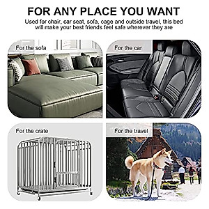 Hero Dog Beds for Large Dogs Crate Bed Pad Mat 42 in Soft Kennel Pads Washable Non Slip Dog Mattress Pet Beds Cushion for Pets Sleeping Mats