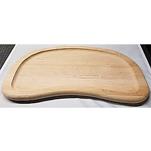 Solid Grooved Red Oak High Chair Tray Wood Antique Vintage Baby Toddler Infant seat