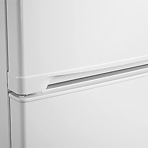 Magic Cool MCR10WI Apartment Refrigerator Freestanding Slim Design Full Fridge with Top Freezer for Condo, House, Small Kitchen Use, White