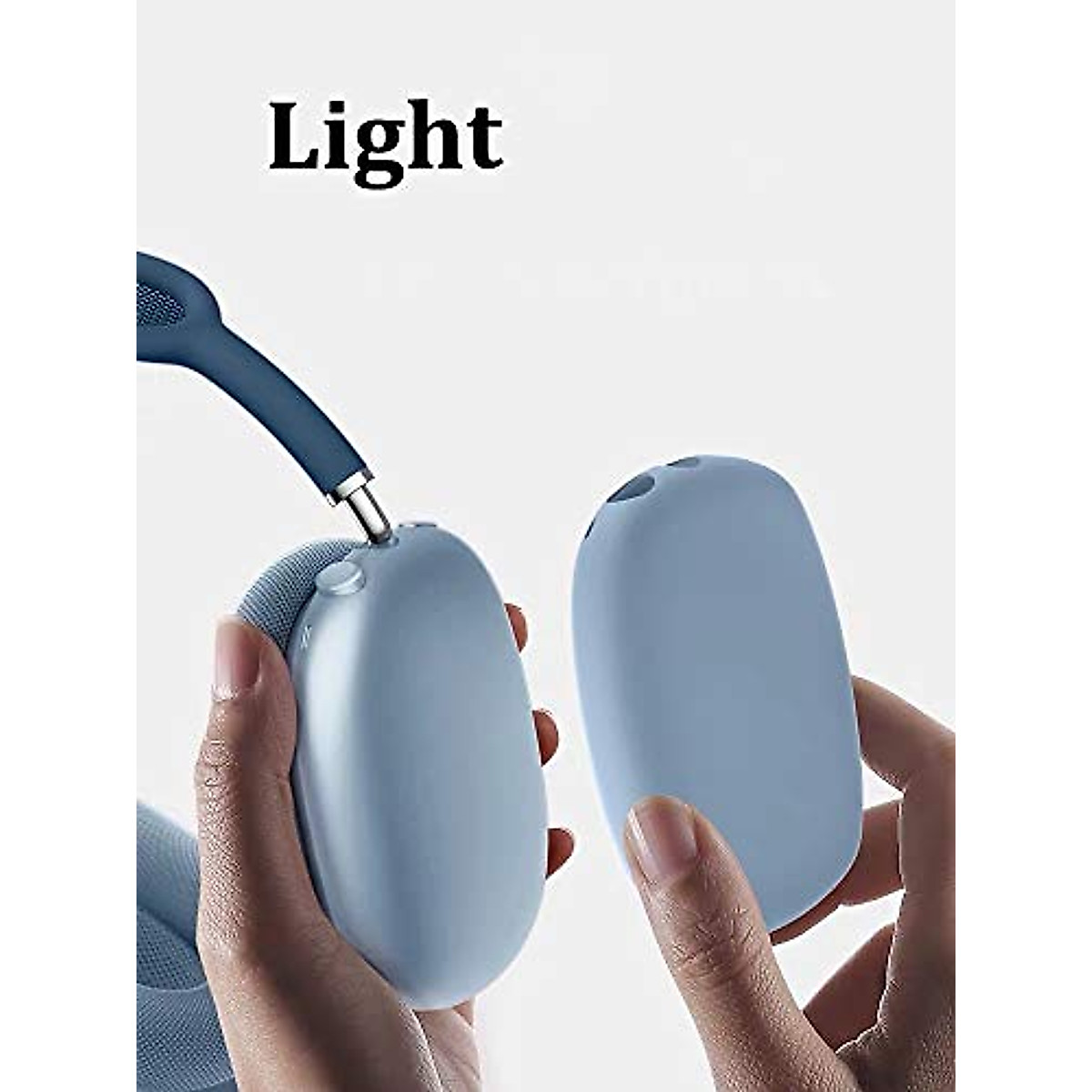 Earpads Cushions Protectors Cover Case，Soft Silicone Ear Pads Cup Compatible with AirPods Max Headphones (Green)