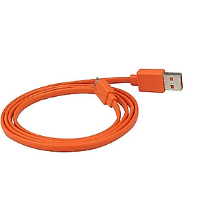Replacement Flip 4 Charging Cable Micro USB Fast Charger Flat Power Cord Compatible with JBL Bluetooth Speaker Flip 3 4 GO Xtreme Charge 2+ Charge 3 Pulse 2 3 Clip 2 Micro II Micro Trip Speaker-Orange