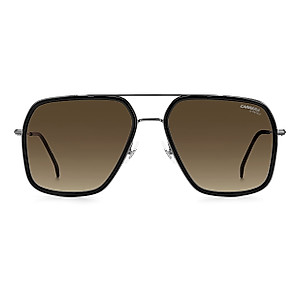 Carrera Men's 273/S Rectangular Sunglasses, Black, 59mm, 17mm