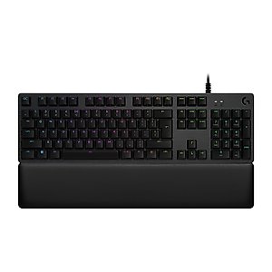 Logitech G513 Carbon LIGHTSYNC RGB Mechanical Gaming Keyboard with GX Brown switches (Tactile)