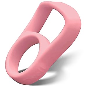 S'well Bottle Handle, Fits 9oz, 17oz, and 25oz Original Bottles, Pink Topaz, Comfortable Carrying On The Go, Flexible Silicone Grip, BPA Free