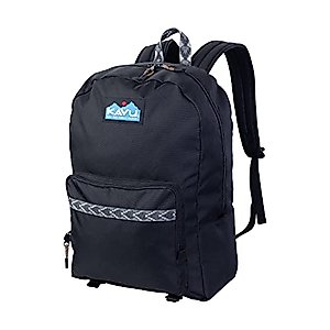 KAVU Neptune Backpack with Padded Laptop and Tablet Sleeve-Jet Black