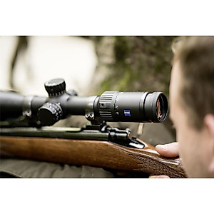 ZEISS Conquest V4 4-16x44 Riflescope with Z-Plex Reticle 20 Non-Illuminated with Side Parallax Adjustment and External Elevation Turret with Ballistic Stop - .25 MOA, Black