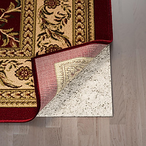 Ottomanson Non Slip Rug Pad Grip 3X10 1/8 Thick, Protection for Any Flooring Surface, Keep your Runner Rug and Area Rugs in place, 2'6'' x 9'11", Beige