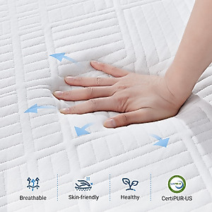 Avenco Queen Mattress, 12 Inch Queen Memory Foam Mattress for Pressure Relief & Cooling Sleep, Medium Firm Mattress in a Box with Motion Isolation, CertiPUR-US Certified Queen Size Mattresses