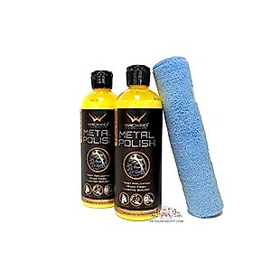 2 Wicked Metal Polish 16 oz. Combo Pack w/Free Microfiber Towel