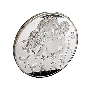 Coin Collection Commemorative Coin Bruce Lee Commemorative Coin Chinese Kung Fu 80th Anniversary Commemorative Coin Silver