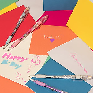 Pentel Milky Pop Pastel Gel Pen, (0.8mm), Medium Line, Assorted Colors, Pack of 8 (K98BP8M)