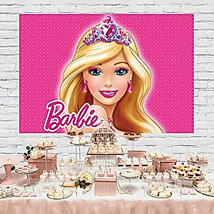 Withu Pink Backdrop Glitter Theme Party Background Girls Lady Princess Cake Dessert Table Room Decor Photo Shoot Booth Studio Photography Banner Props