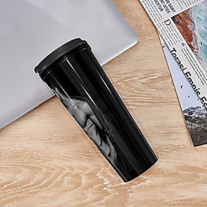 QNNEL Jensen Ackles Tumbler Coffee Cups Double Insulated With Lid Ice Drink Hot Beverage For Office Home Travel