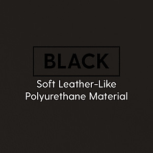 Factory Direct Partners 10478-BK SoftScape Classic 35" Junior Bean Bag Chair, Furniture for Kids, Libraries or Home - Black