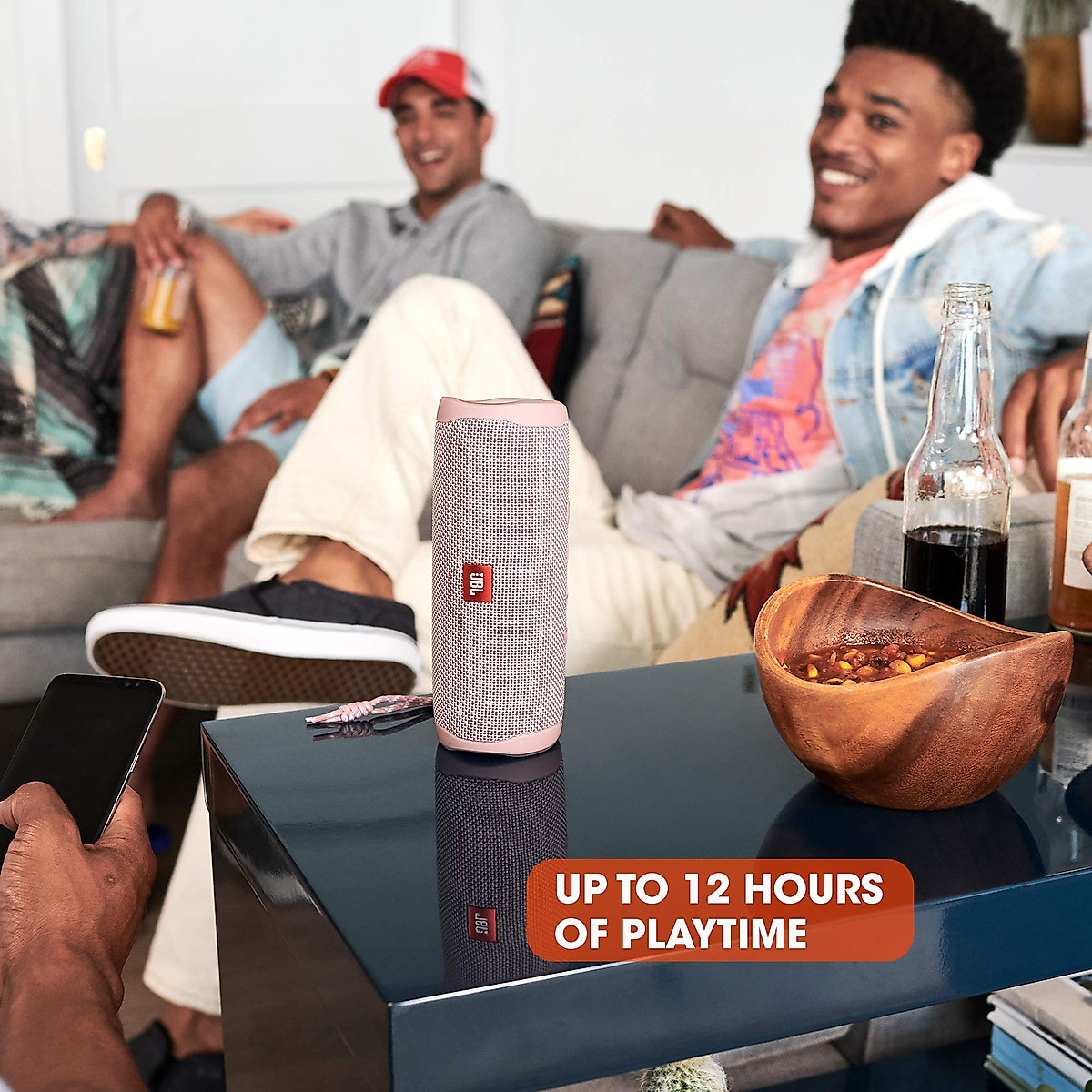 JBL FLIP 5 Waterproof Portable Bluetooth Speaker Made from 100% Recycled Plastic - Green (Renewed)