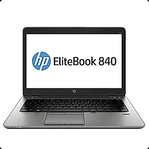 HP EliteBook 840 G2 14in HD Laptop Computer, Intel Core i5-5200U up to 2.70GHz, 8GB RAM, 128GB SSD, Bluetooth 4.0, WiFi, Windows 10 Professional (Renewed)